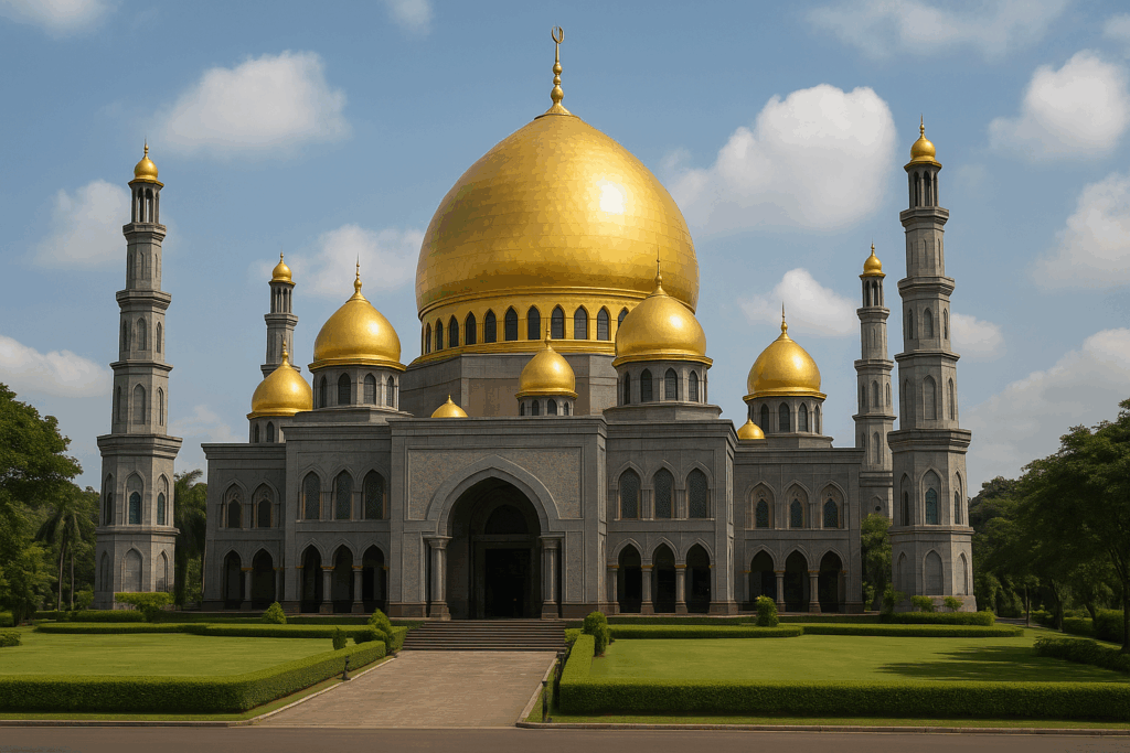 Masjid Dian Al-Mahri, Ikon Kubah Emas Depok - masjidku